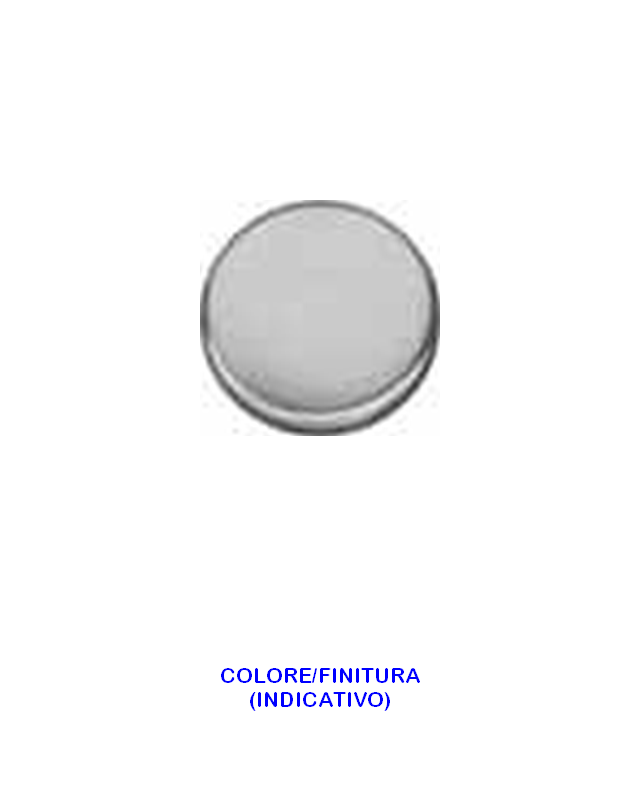 COLOMBO DESIGN Martellina ROBOCINQUE "S" dk con pulsante col. CROMO MAT ...